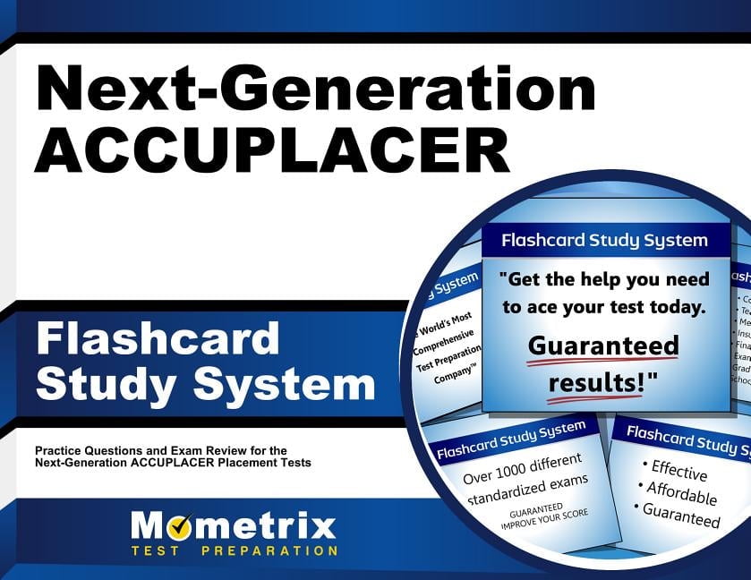 Next-Generation Accuplacer Flashcard Study System : Accuplacer Practice ...
