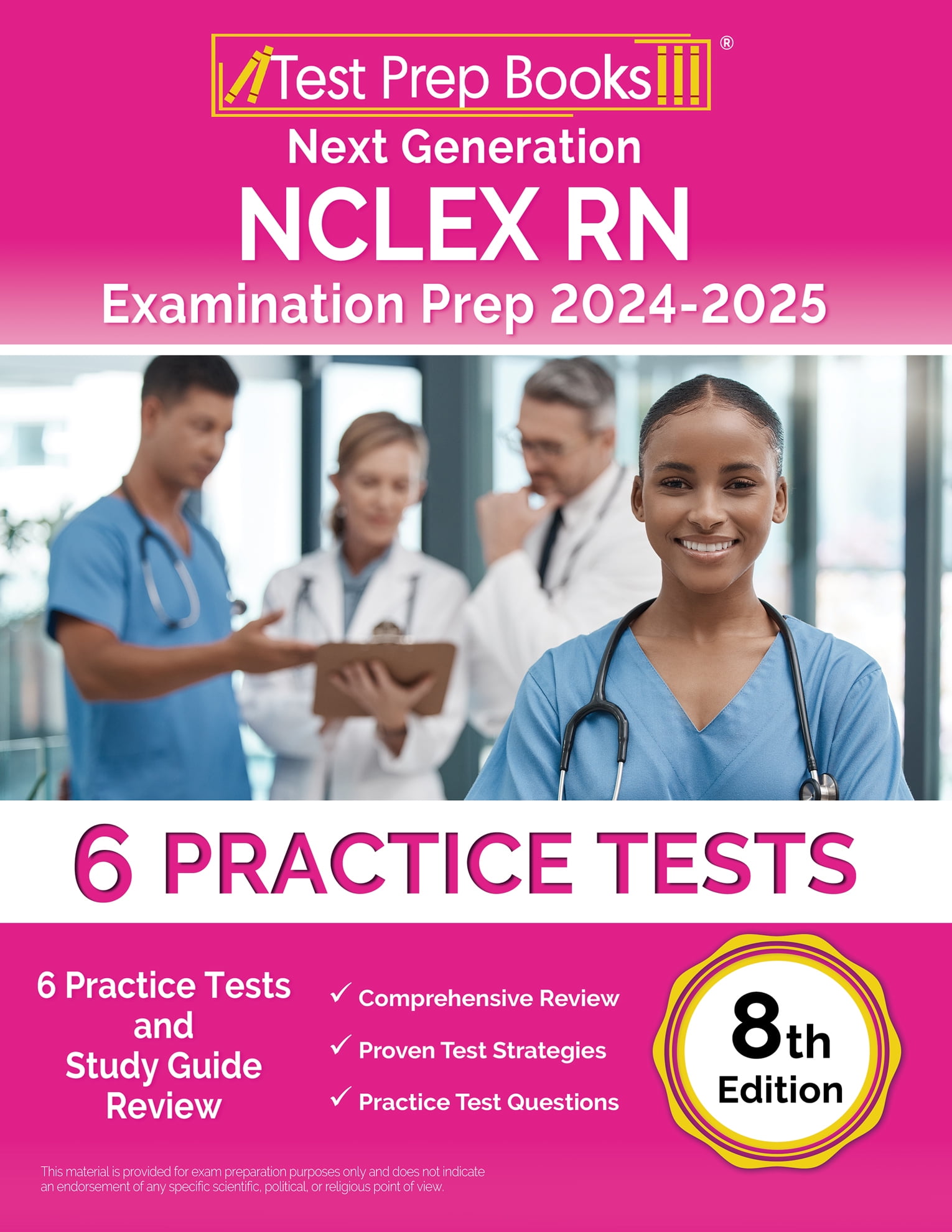 Next Generation NCLEX RN Examination Prep 2024-2025: 6 Practice Tests ...