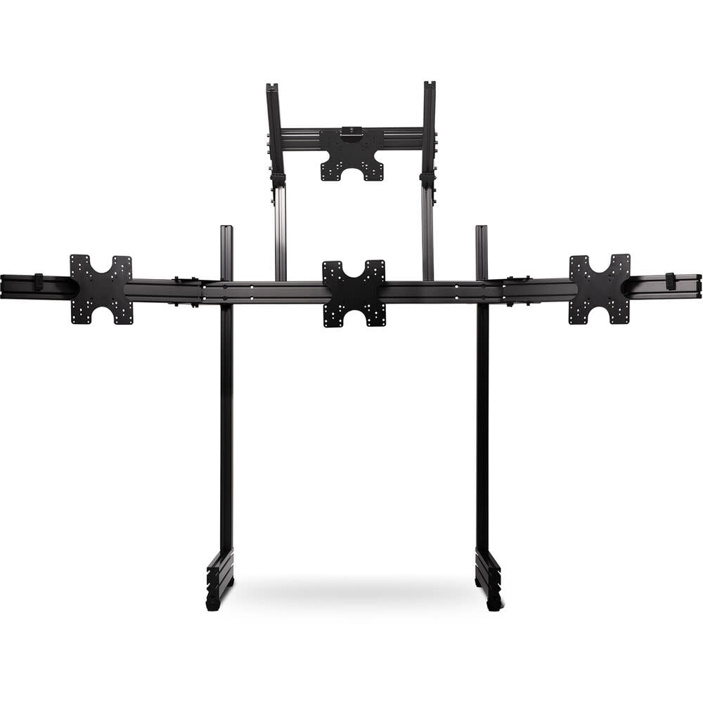 Next Level Racing ELITE Freestanding Quad Monitor Stand Carbon Grey ...