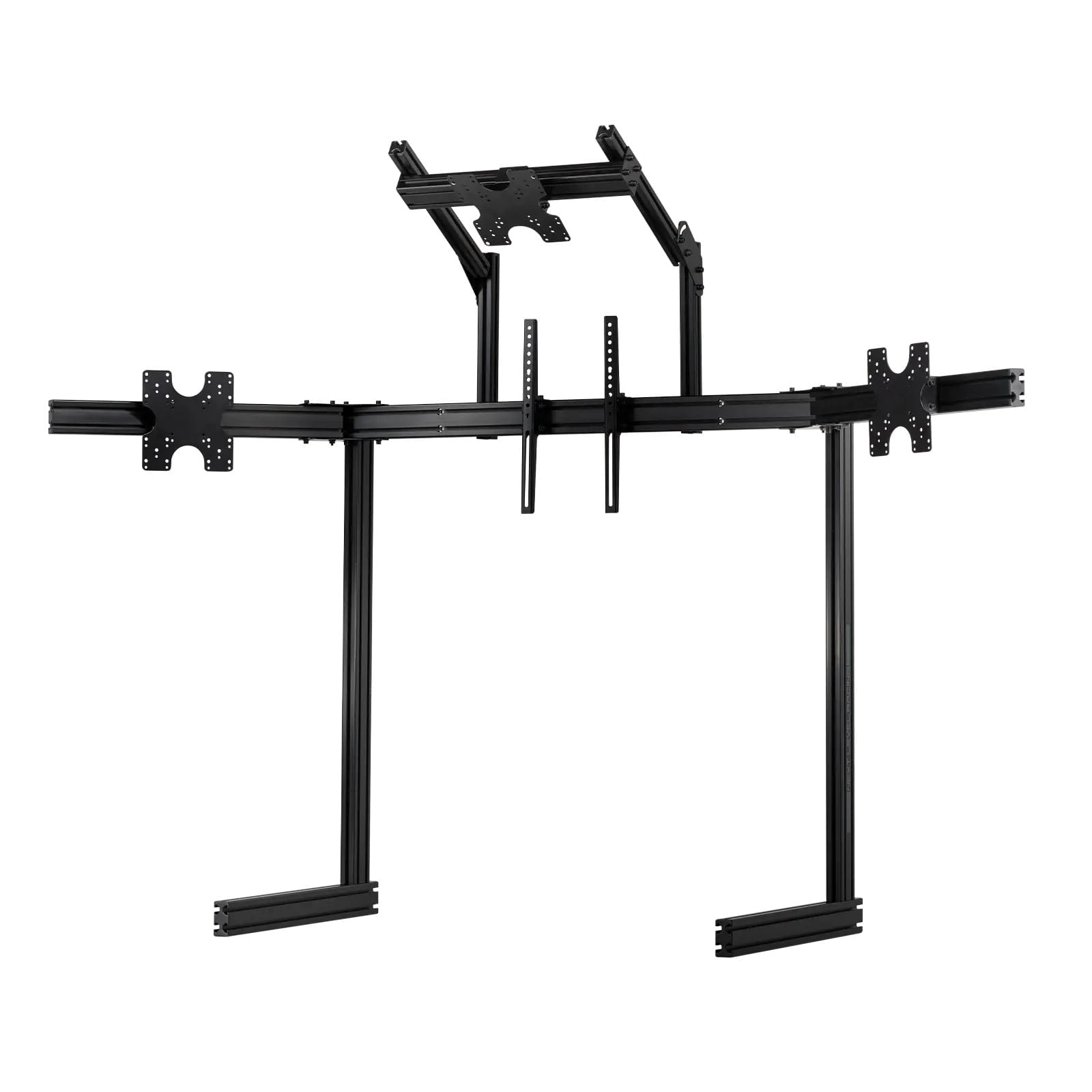 Next Level Racing Elite Quad Monitor Stand for Computer Desktop, Black ...
