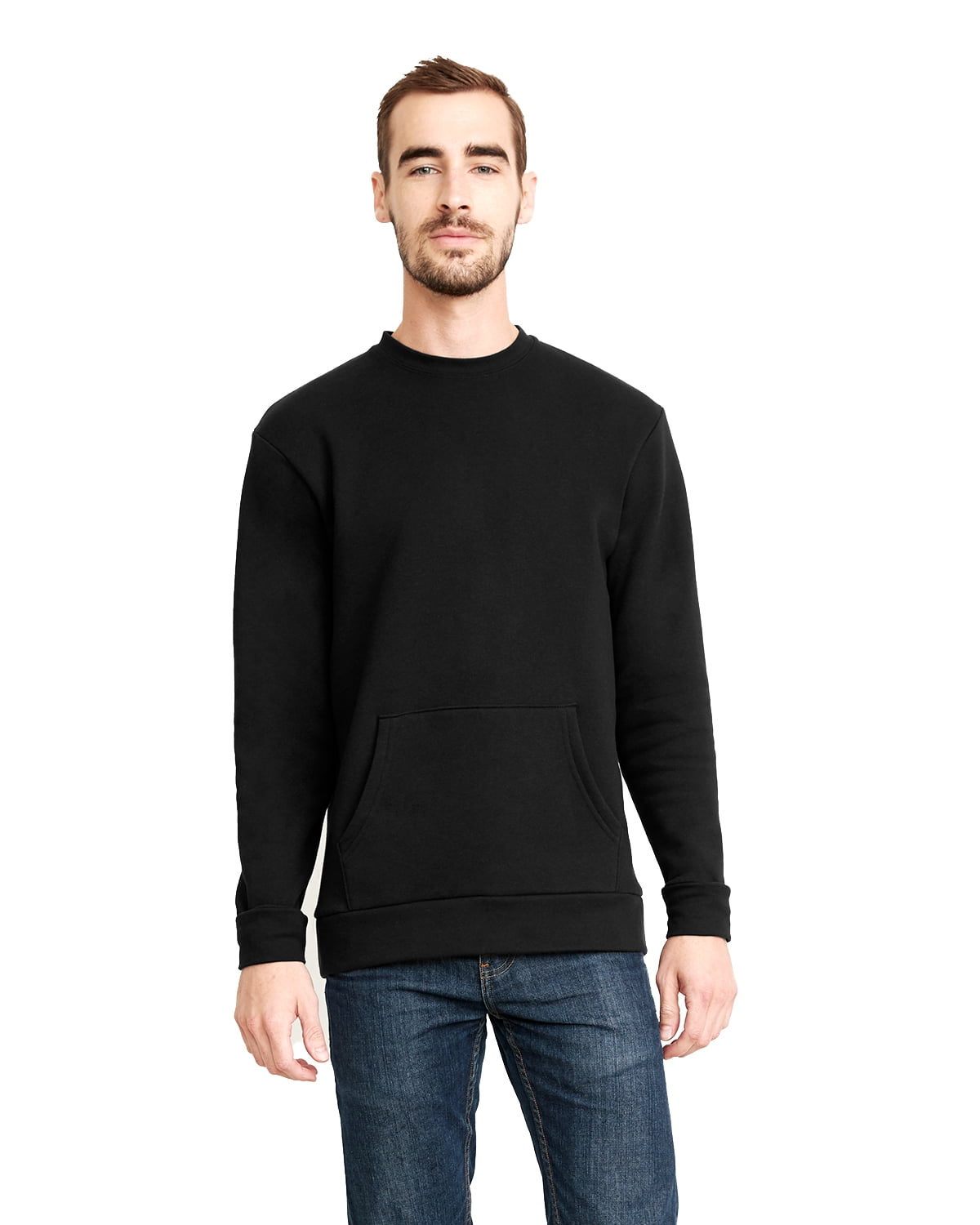 Next Level Unisex Crew with Pocket - 9001 - Walmart.com