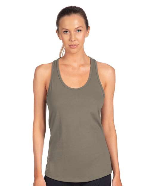 Next Level Women Ideal Racerbank Tank Top Cotton Size up to 2XL Retired ...