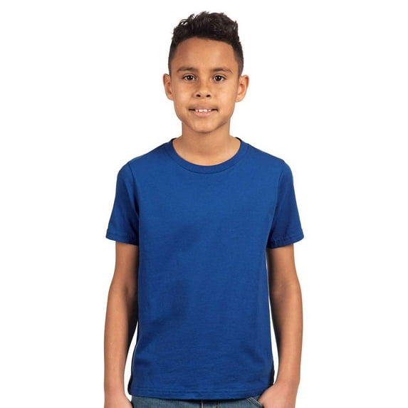 Next Level Youth Short Sleeve T-Shirt 100% Combed Cotton Jersey Plain ...