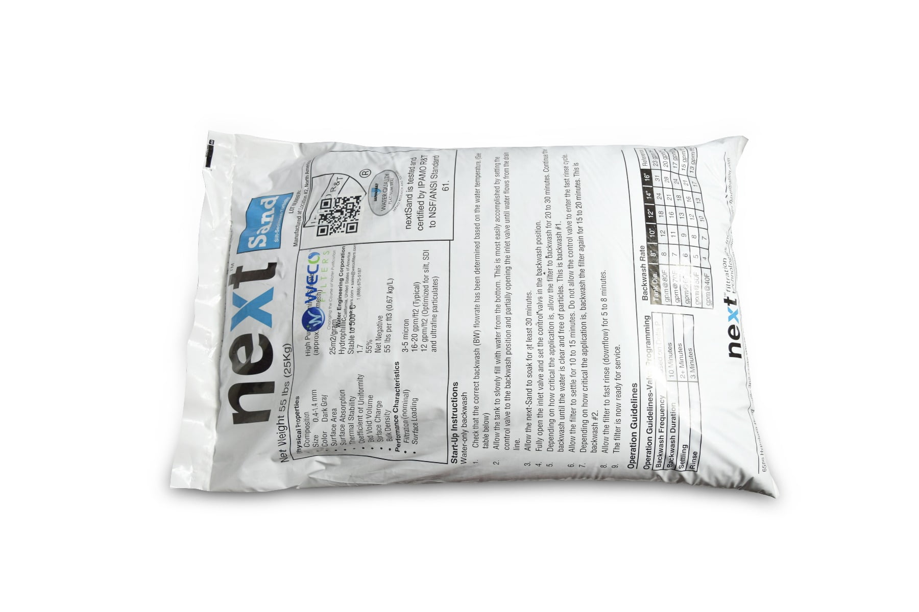 Nextâ„¢Sand Silt, Sediment and Turbidity Removal Media - 1 cu.ft ~ 55 ...