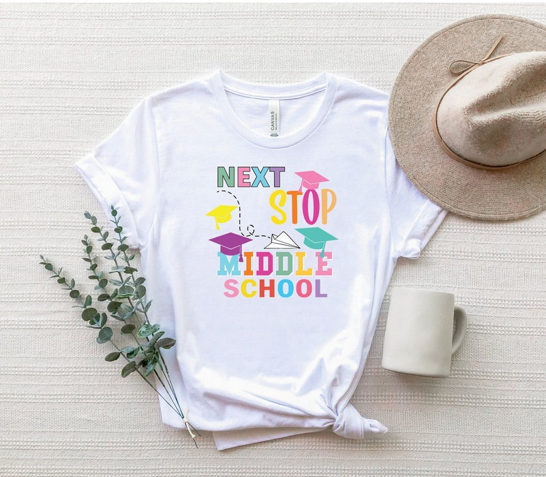 Next Stop Middle School Shirt – 5th Grade Graduation & Summer Break Tee ...