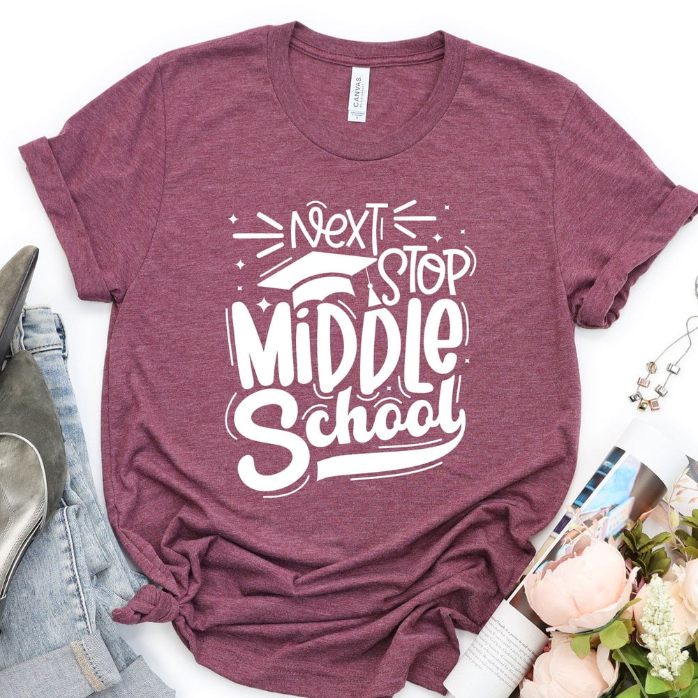 Next Stop Middle School Shirt, Fifth Grade Graduation Shirt, 5Th ...