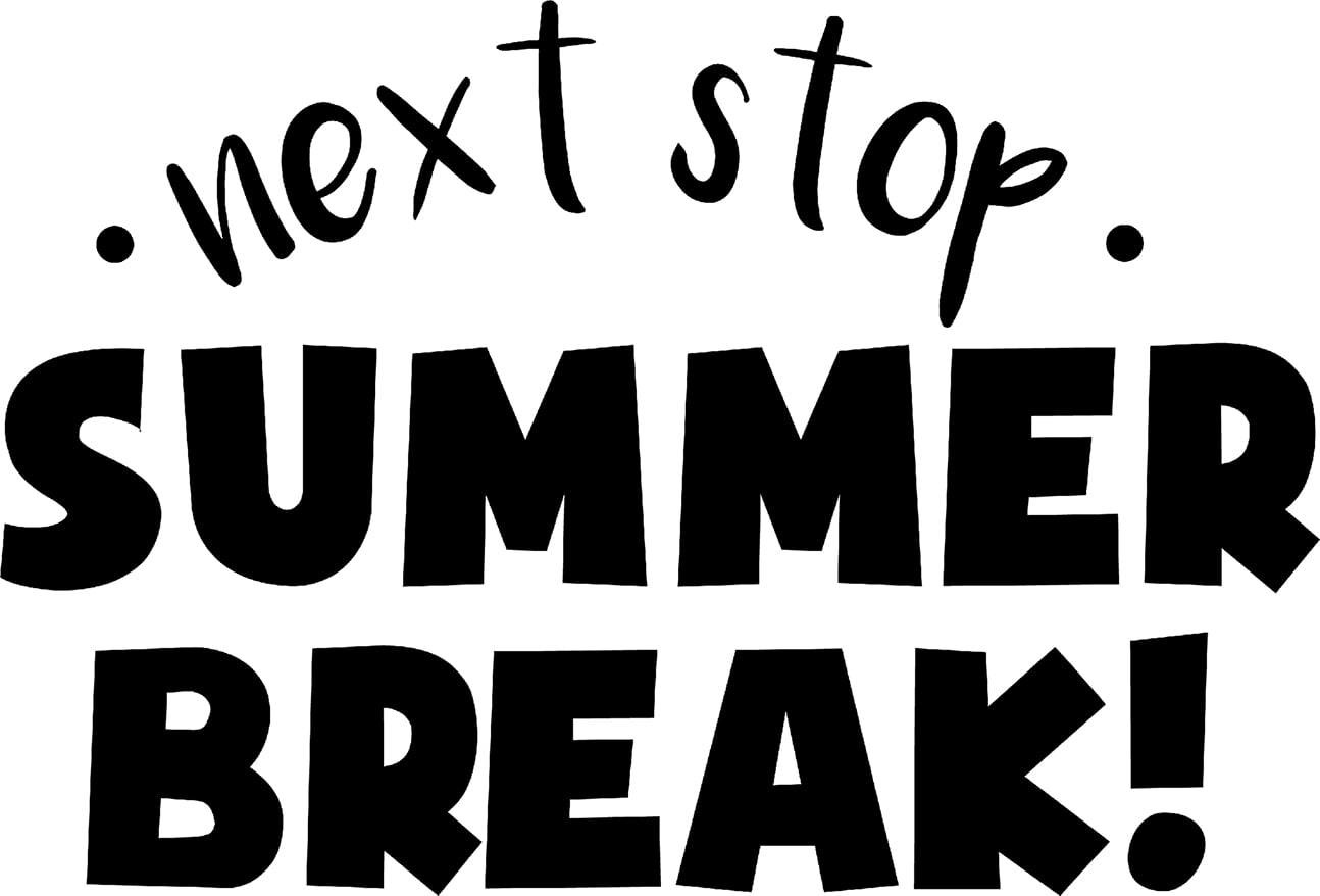 Next Stop Summer Break Vacation Fun Wall Decals for Walls Peel and ...