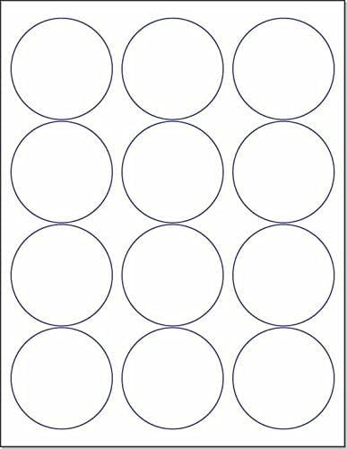 NextDayLabels – 2.5 Inch Round Labels - Round Sticker Labels for ...