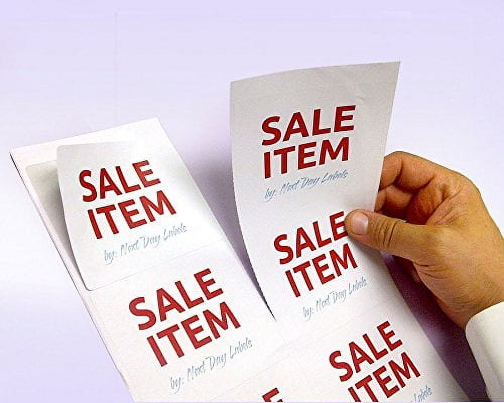 NextDayLabels – 4" x 3-1/3" Rectangular Sticker Labels for Printer ...