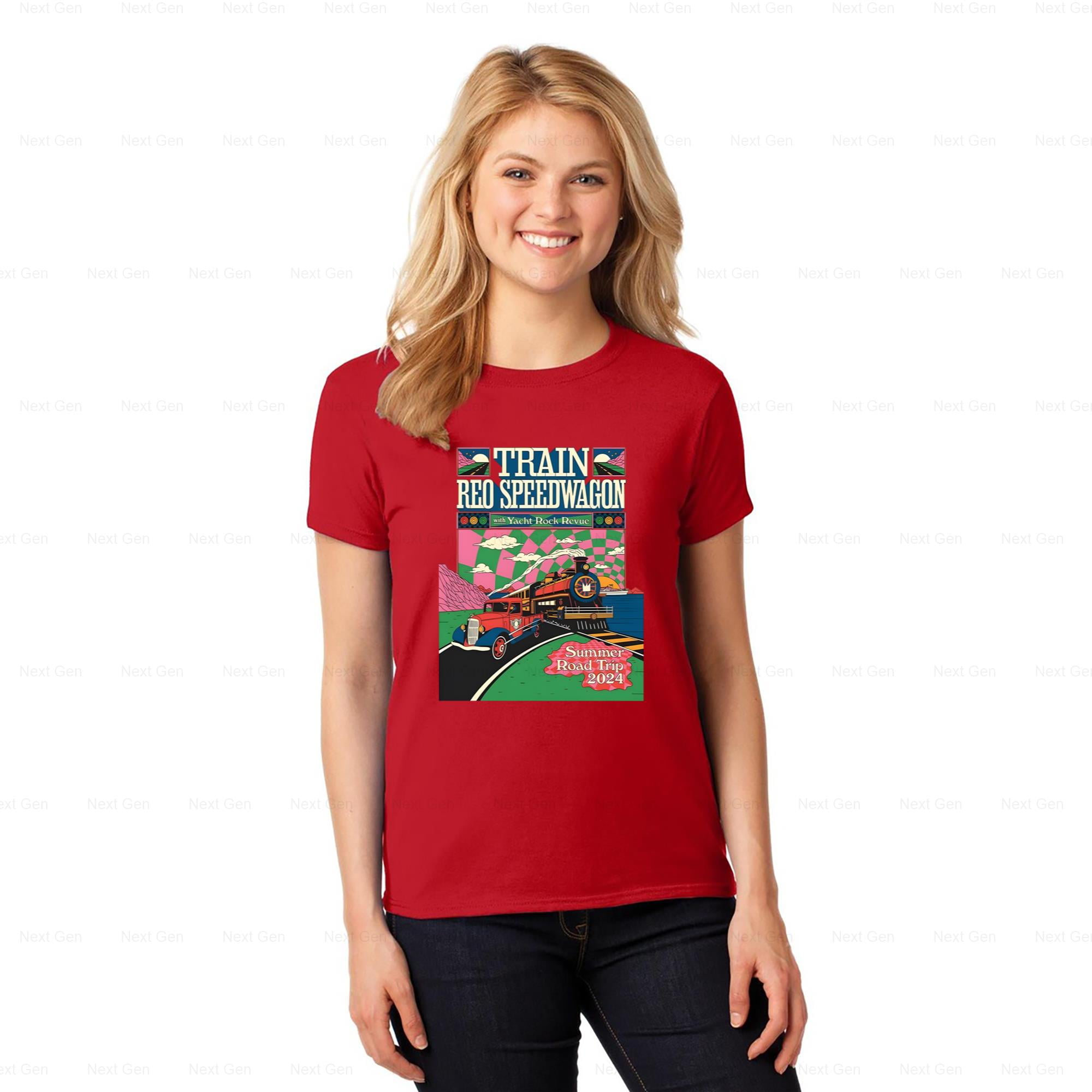 NextGen27 Train & REO Speedwagon Summer Road Trip 2024 Tour Band Design ...