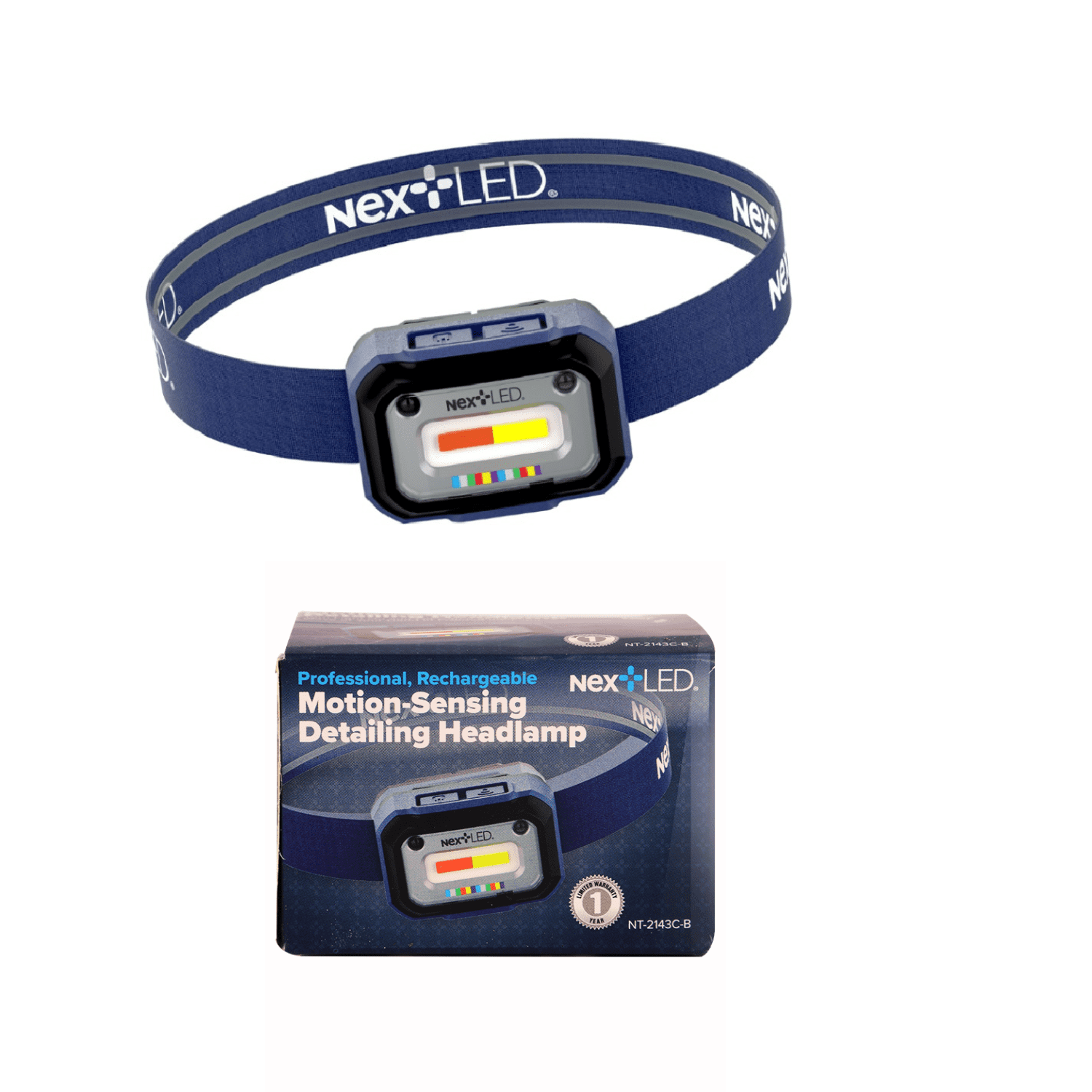 NextLED NT-2143C-B CRI 95+ Paint Inspection Detailing Headlamp with ...