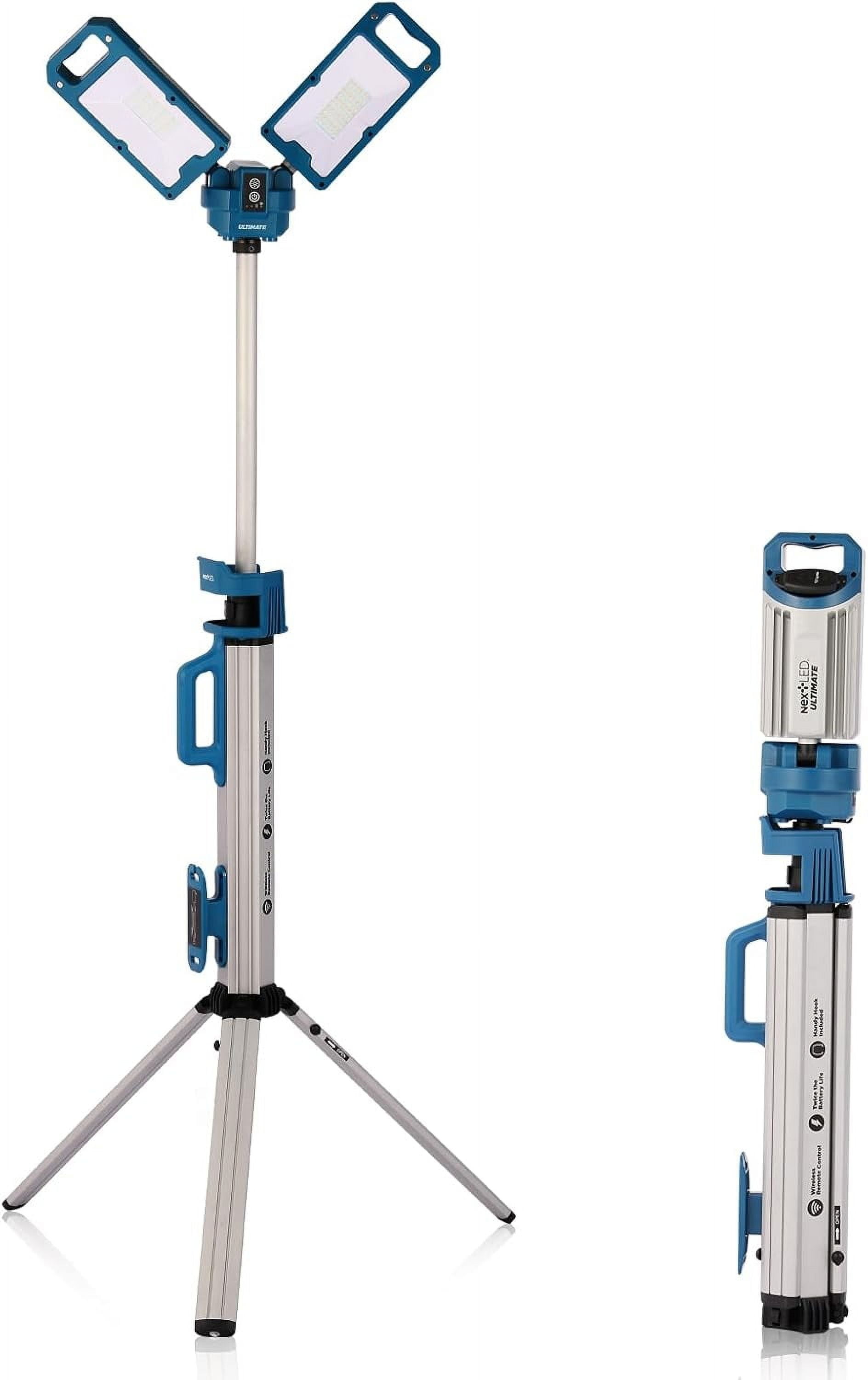 NextLED NT-6926M Remote Control Cordless Dual Color Tripod LED Work ...