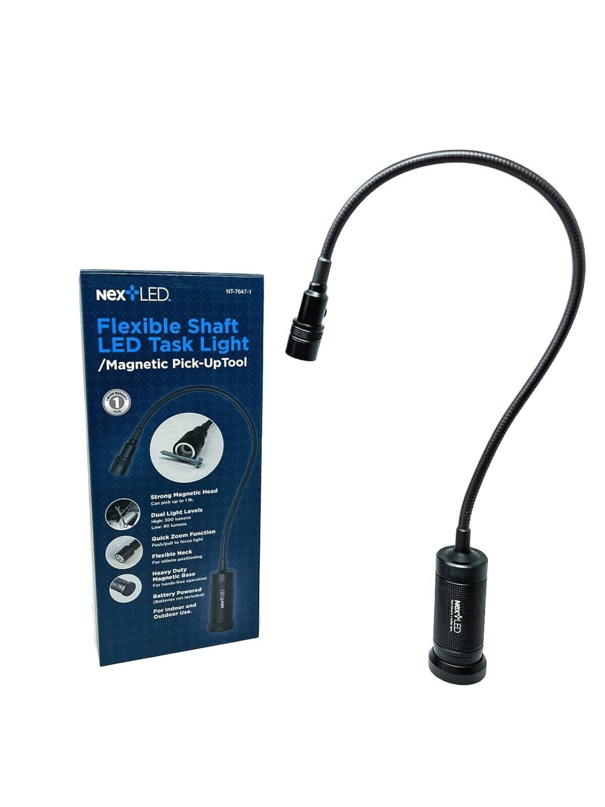 NextLED NT-7647-1 Flexible Shaft Cree LED Task Light With Magnetic Pick-Up Tool - Walmart.com