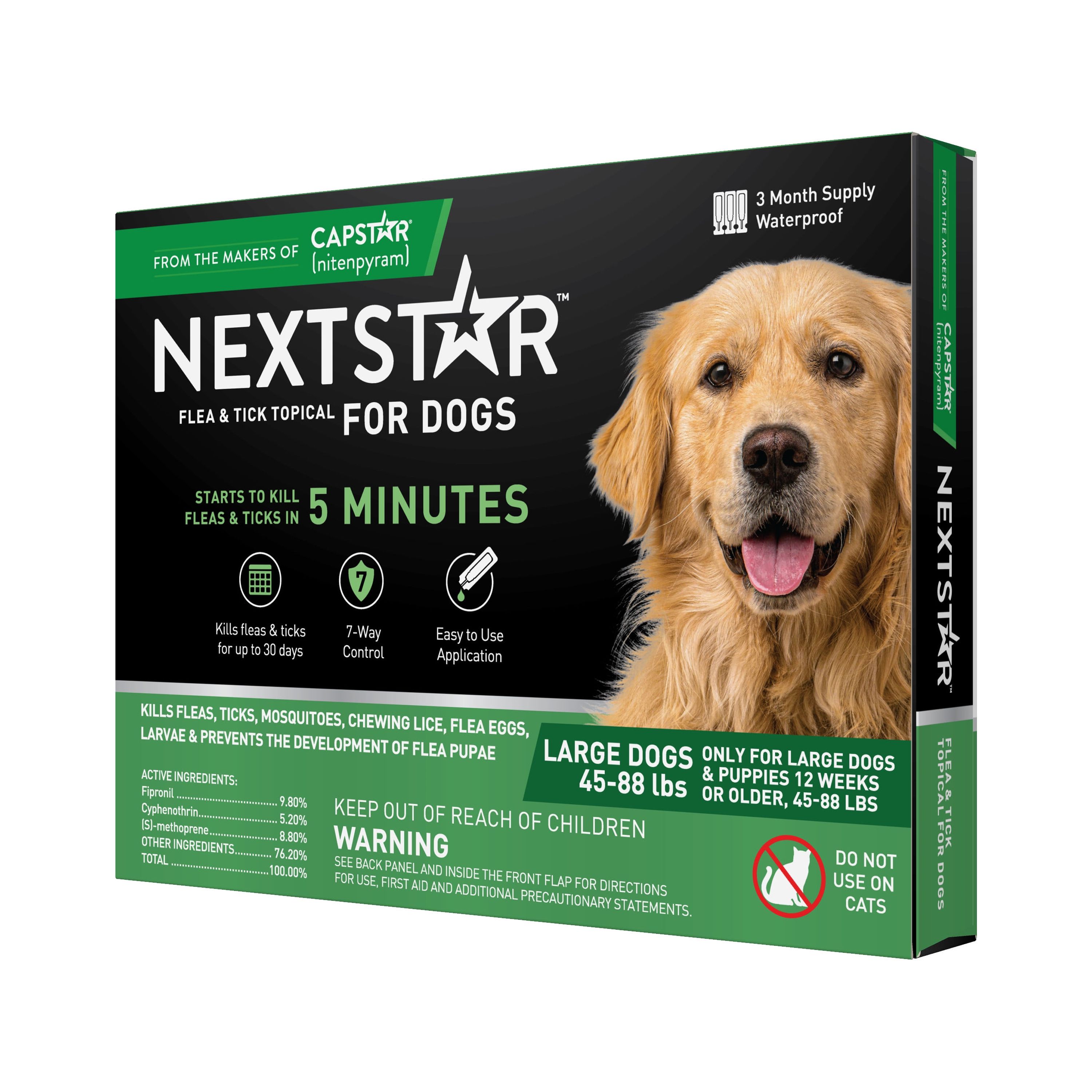K9 Advantix Flea, Tick & Mosquito Prevention for Medium Dogs 11-20 lbs., 2-Monthly Treatments ...