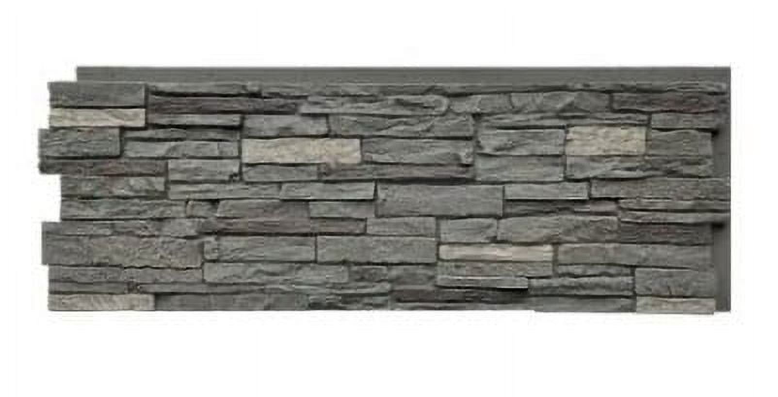 NextStone Slatestone 15.5" x 43" Pewter DIY Large Decorative Wall ...