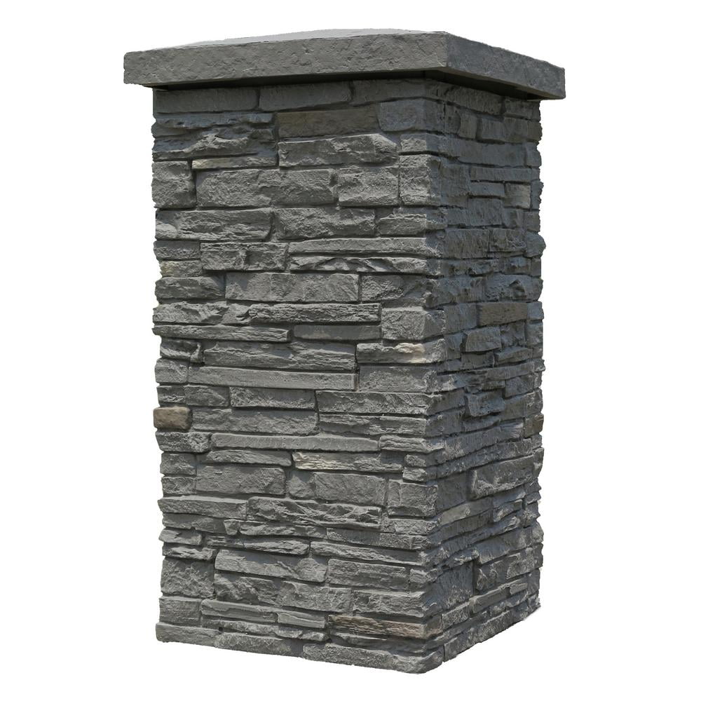 NextStone™ Faux Composite Polyurethane Stone Column Wrap - Rundle Ridge ...