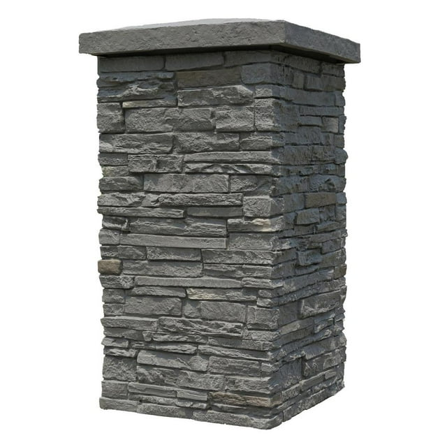 NextStone™ Faux Composite Polyurethane Stone Column Wrap - Rundle Ridge ...