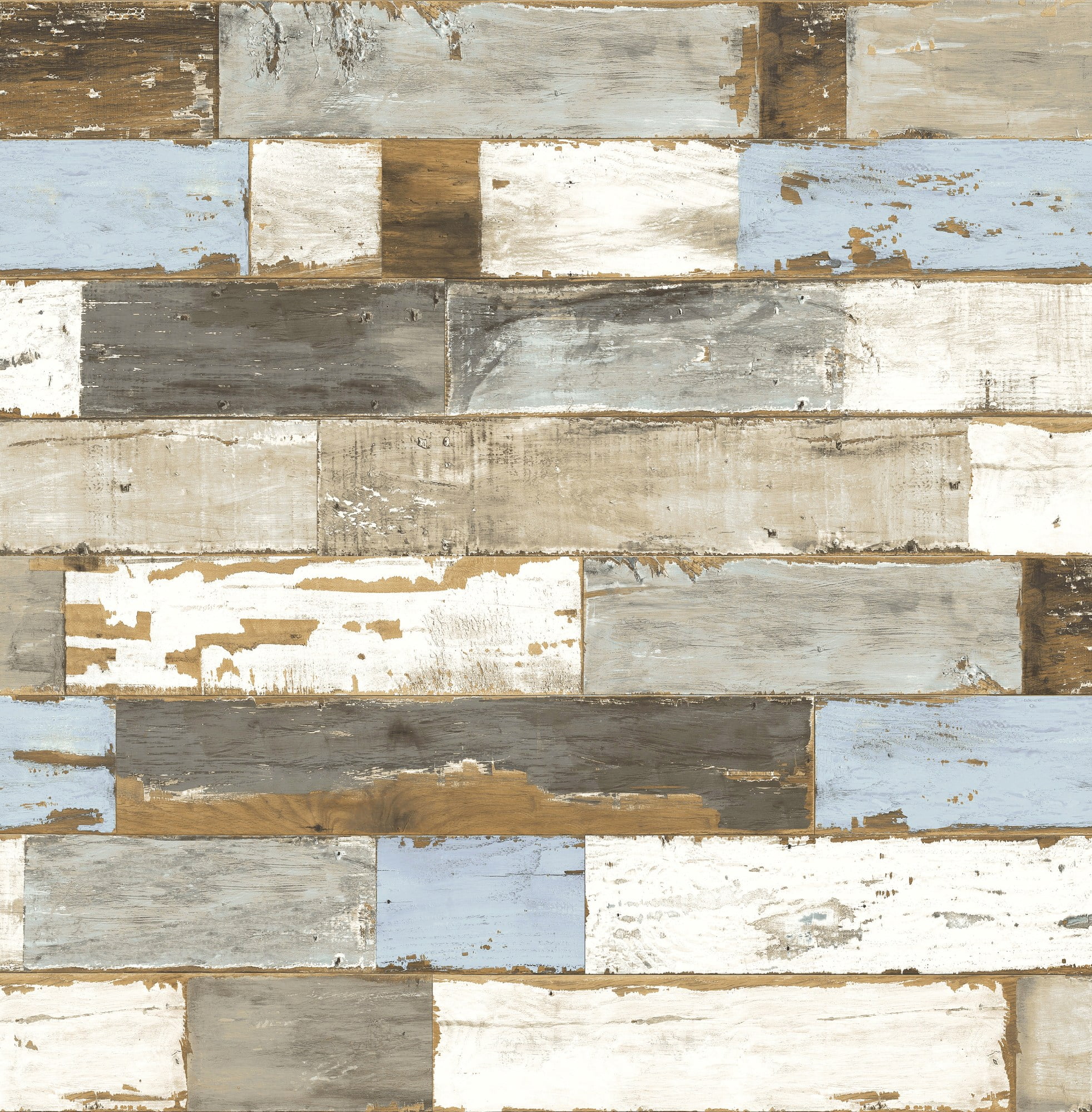 NextWall Colorful Shiplap Peel and Stick Removable Wallpaper - 20.5 in ...