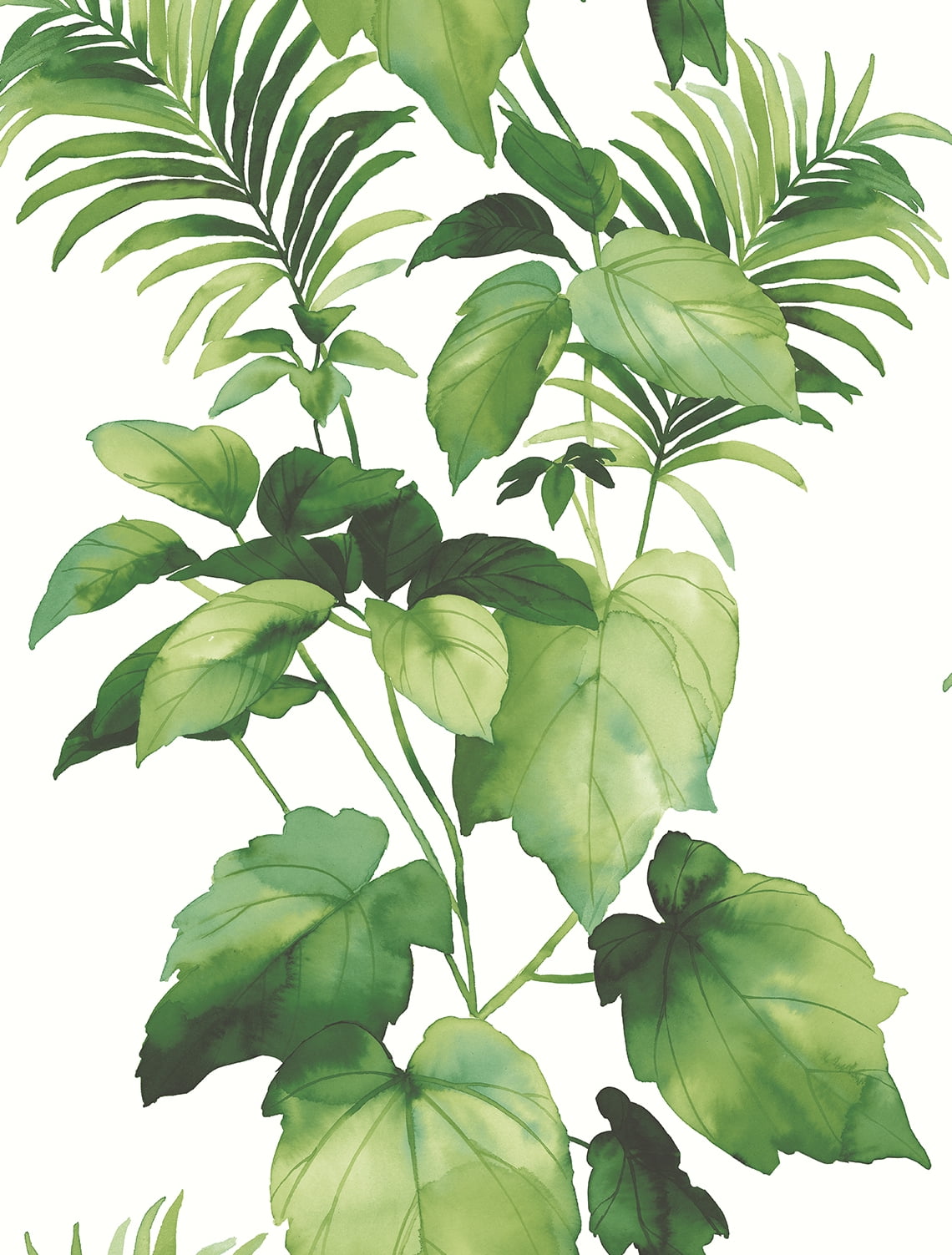 NextWall Harry & Grace Leaf Stripe Peel and Stick Wallpaper 20.5 in. W ...