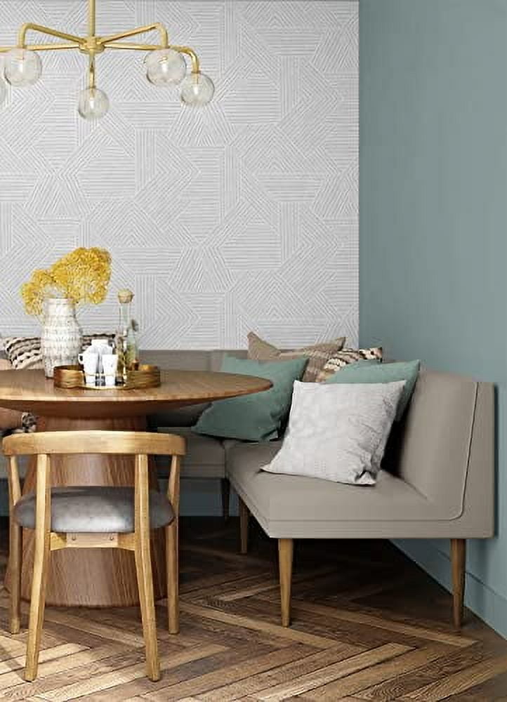 NextWall Stacy Garcia Home Faux Etched Geometric Peel and Stick ...