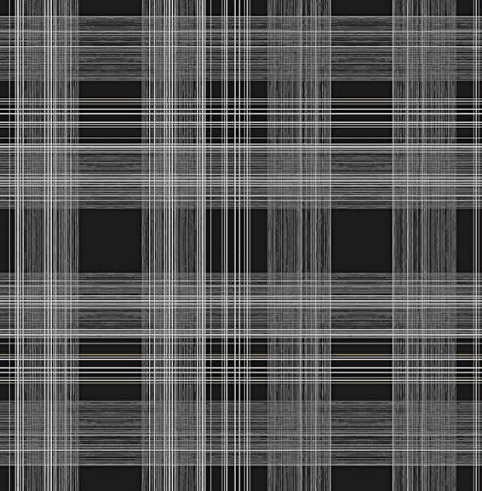NextWall Stacy Garcia Home Rad Plaid Peel and Stick Wallpaper (Onyx ...