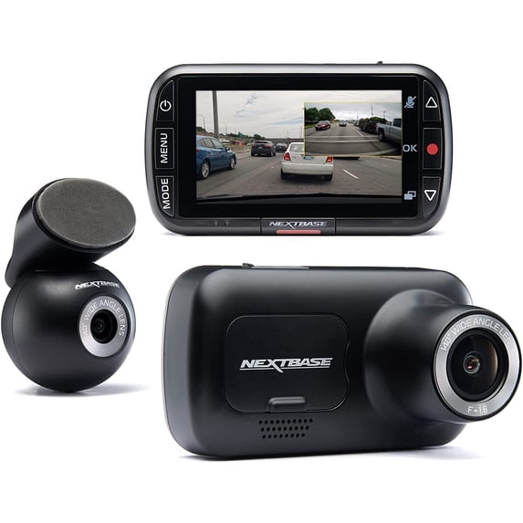 Nextbase 222XRWC, 1080p Dash Cam and Rear Camera Bundle, Polarizing ...