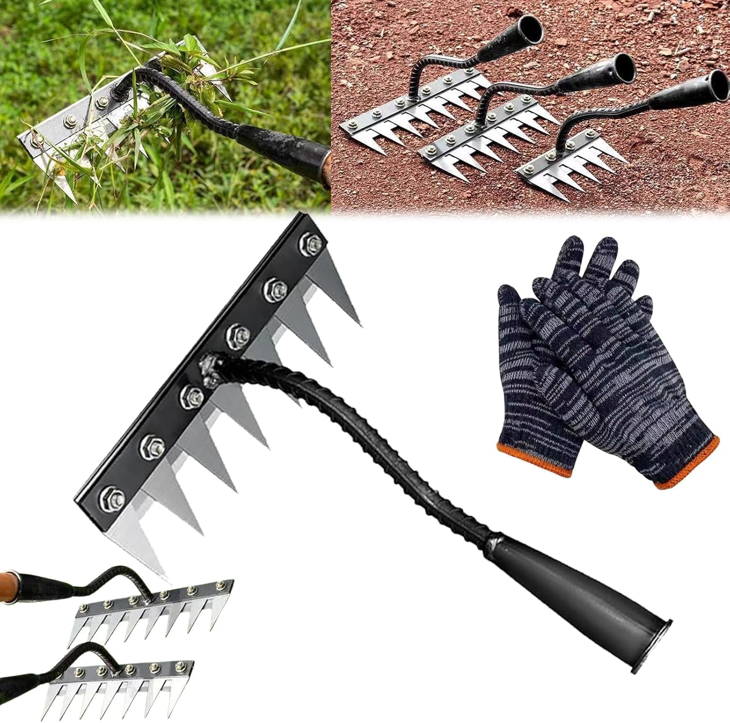 Nextgen Gardening Rake, Iron Weeding Rake 2.0, Iron Rakes for Gardening ...