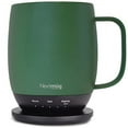 Nextmug 14oz Self-Heating, Temperature-Controlled Coffee Mug (Sage ...