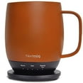 Nextmug 14 oz. Self-Heating Coffee Mug with Ceramic Handle, Temperature ...