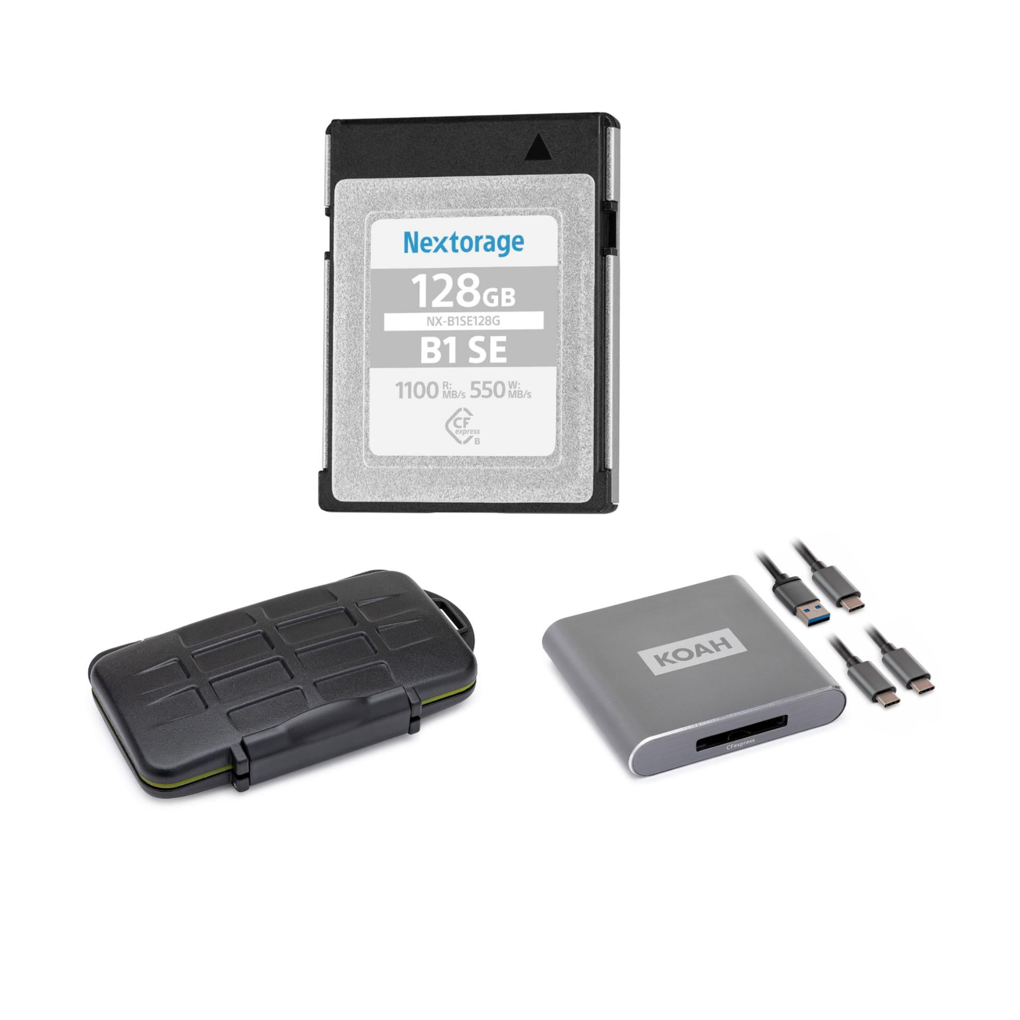 Nextorage B1 SE Series 128 GB CFexpress Memory Card with Card Reader ...