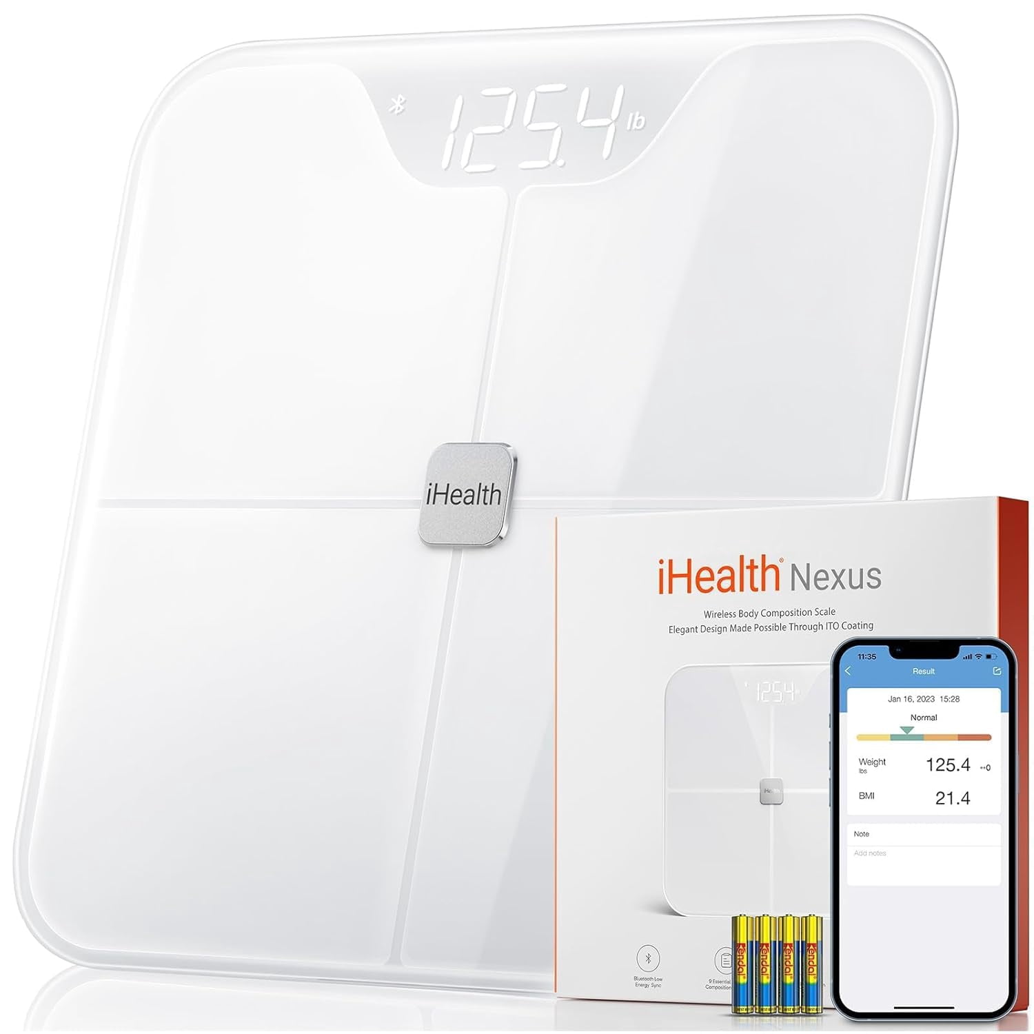 Nexus Smart Scale for Body Weight Bluetooth, Digital Bathroom Scale ...