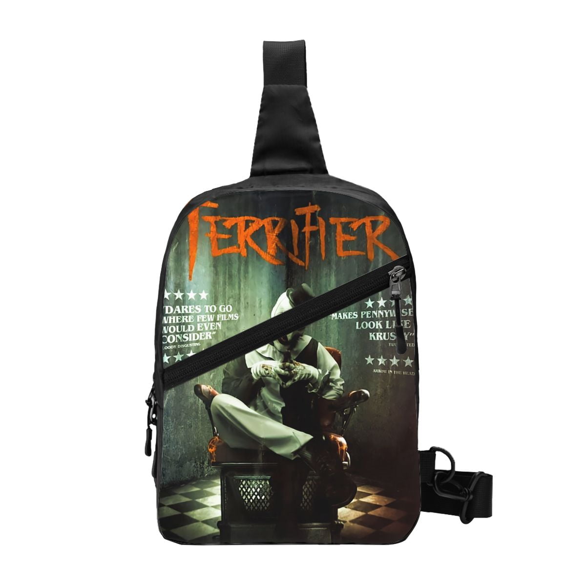 Nexusix Casual Terrifiers Art Horror Movie Art Sling Crossbody Backpack ...