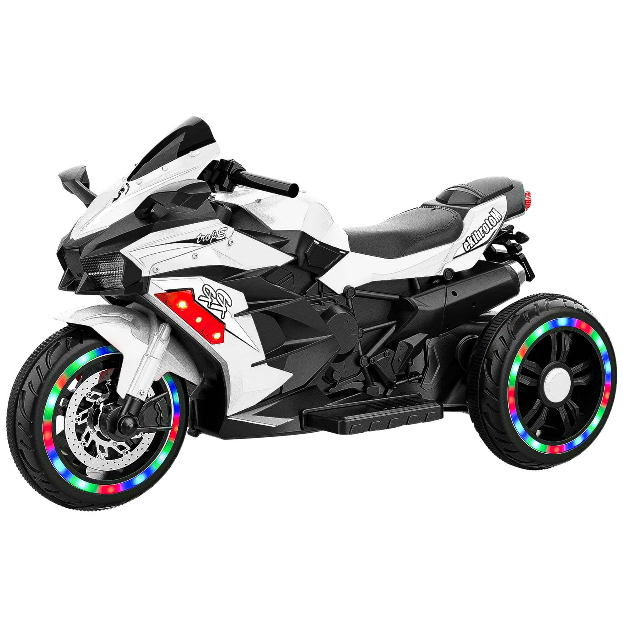 Nexwills 12V Kids Electric motorcycle/ ride on motorbike, Three lighting wheels Kids electric ...