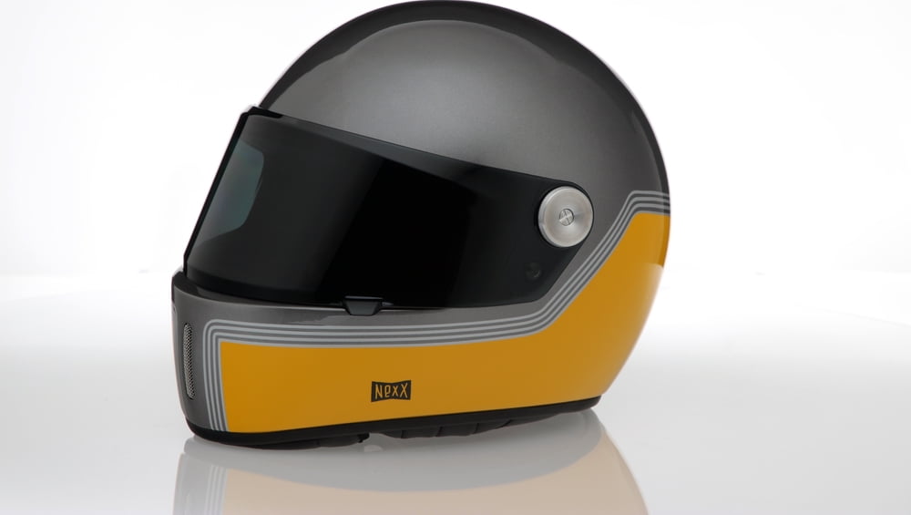 Nexx X.G100 Racer Motordome Motorcycle Helmet Titanium/Dark Gray MD ...