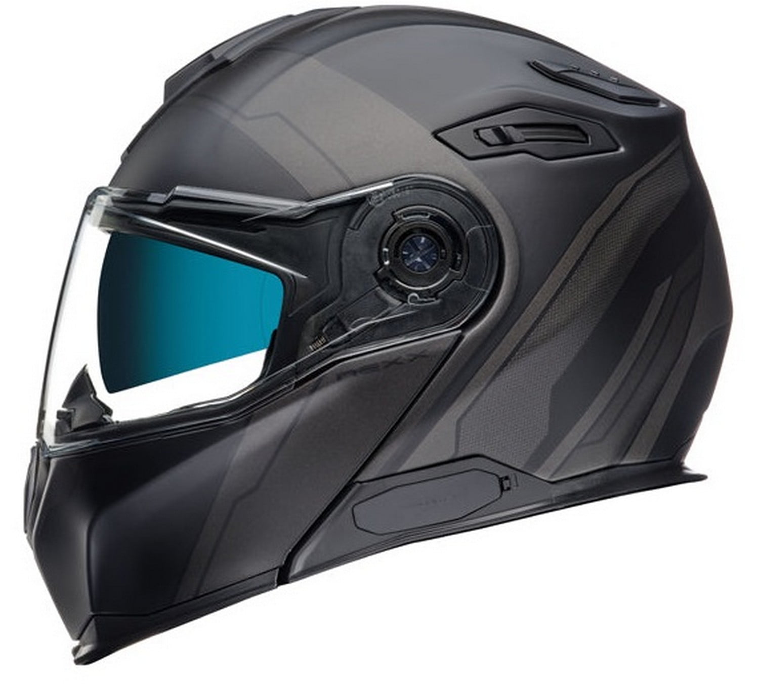 Nexx X.Vilitur Meridian Modular Motorcycle Helmet Matte Black/Gray LG ...