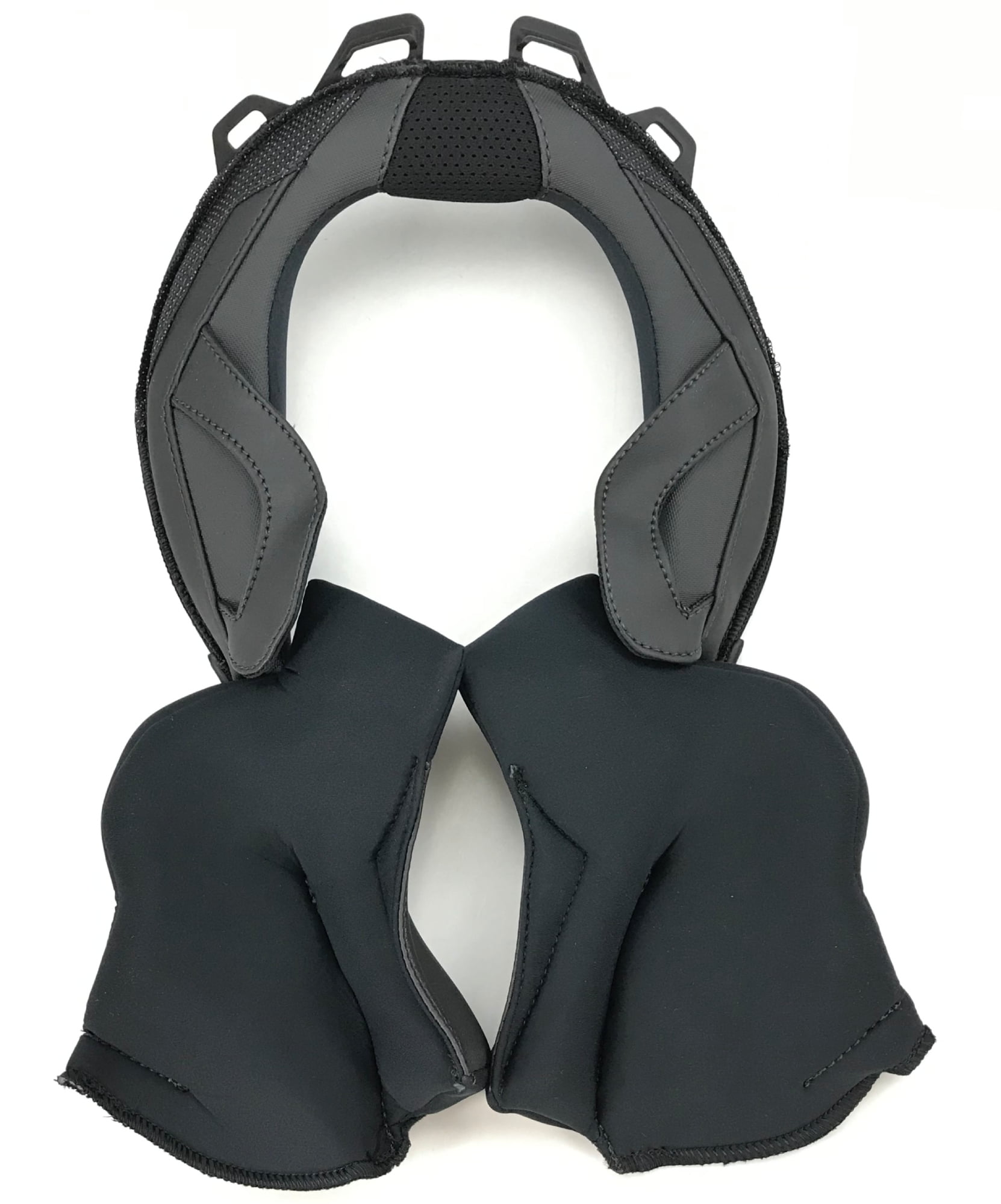 Nexx X.Vilitur/X.Viliby Helmet Replacement Neck Roll & Cheek Pads Black ...