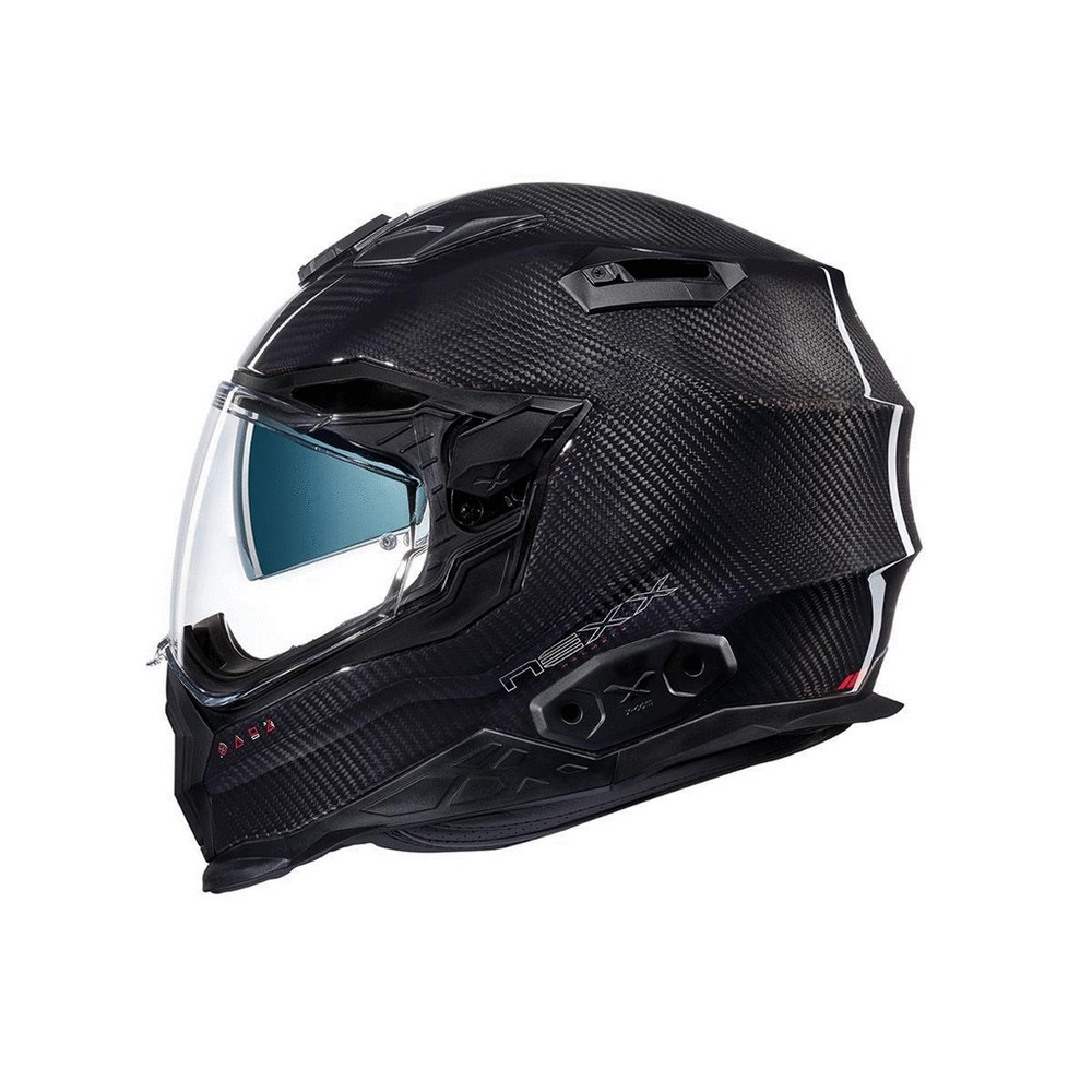 Nexx X.WST 2 Carbon Zero Motorcycle Helmet, Black MD, Carbon Fiber, DOT ...