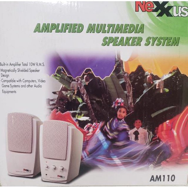 Nexxus AM110 Multimedia Computer Speakers - Walmart.com