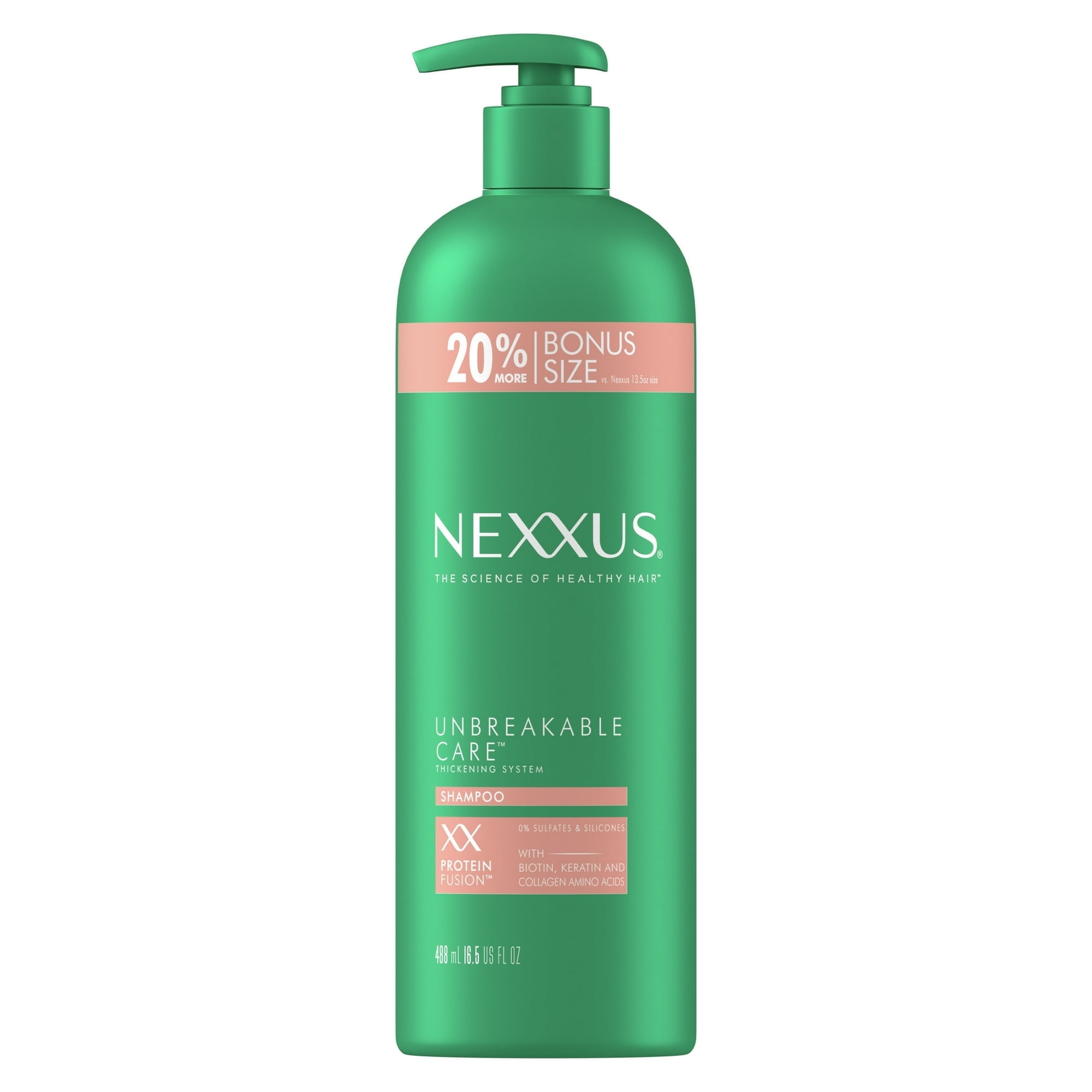 Nexxus Anti-Breakage Shampoo Unbreakable Care, 16.5 oz ( 2 Pack ...