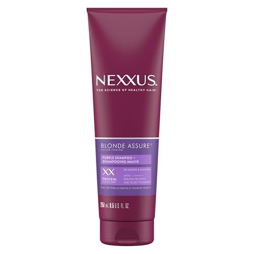 Nexxus Blonde Assure Purple Shampoo, For Blonde Hair Color Care Shampoo ...