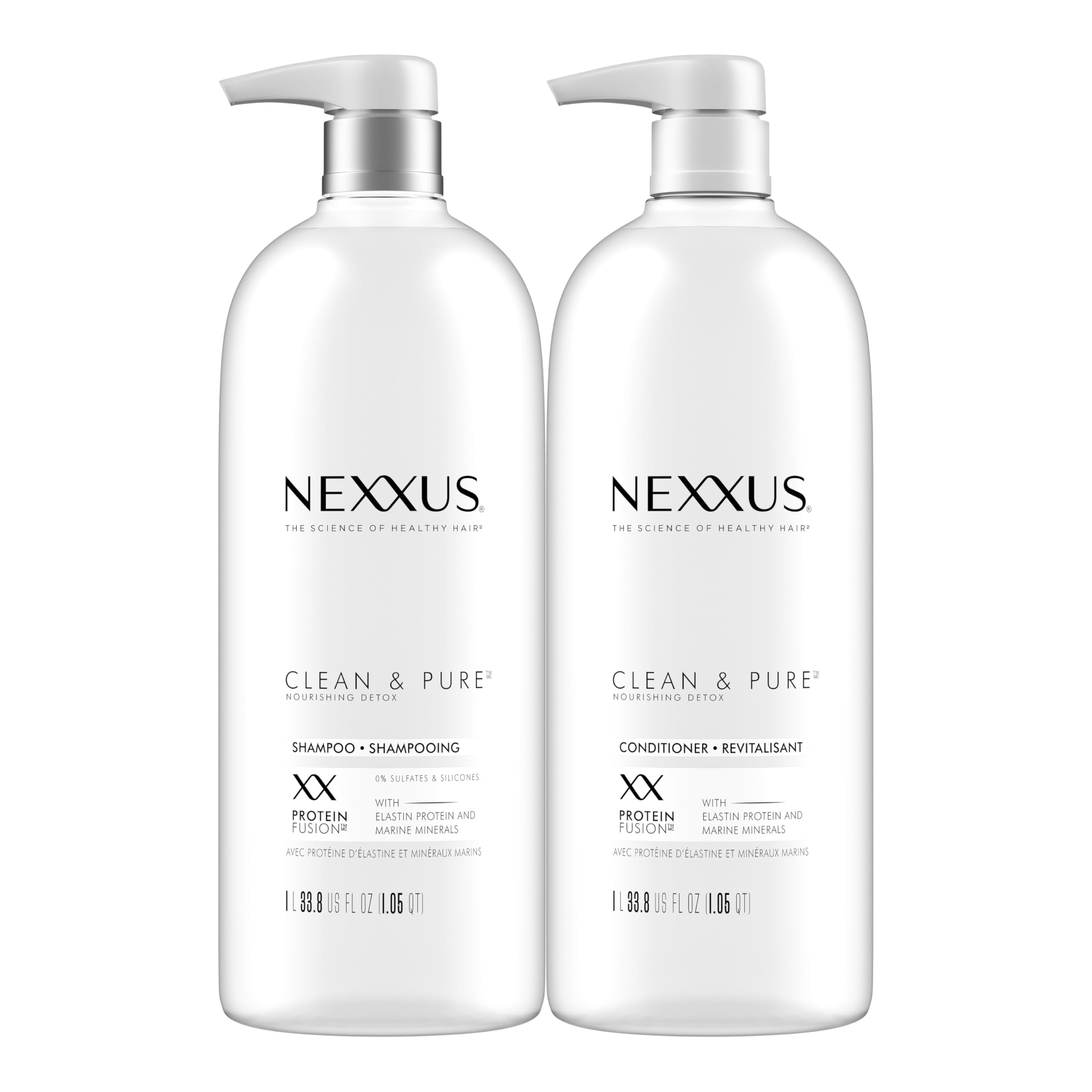 Nexxus Clean and Pure OKA4 Clarifying Shampoo and Conditioner With ...