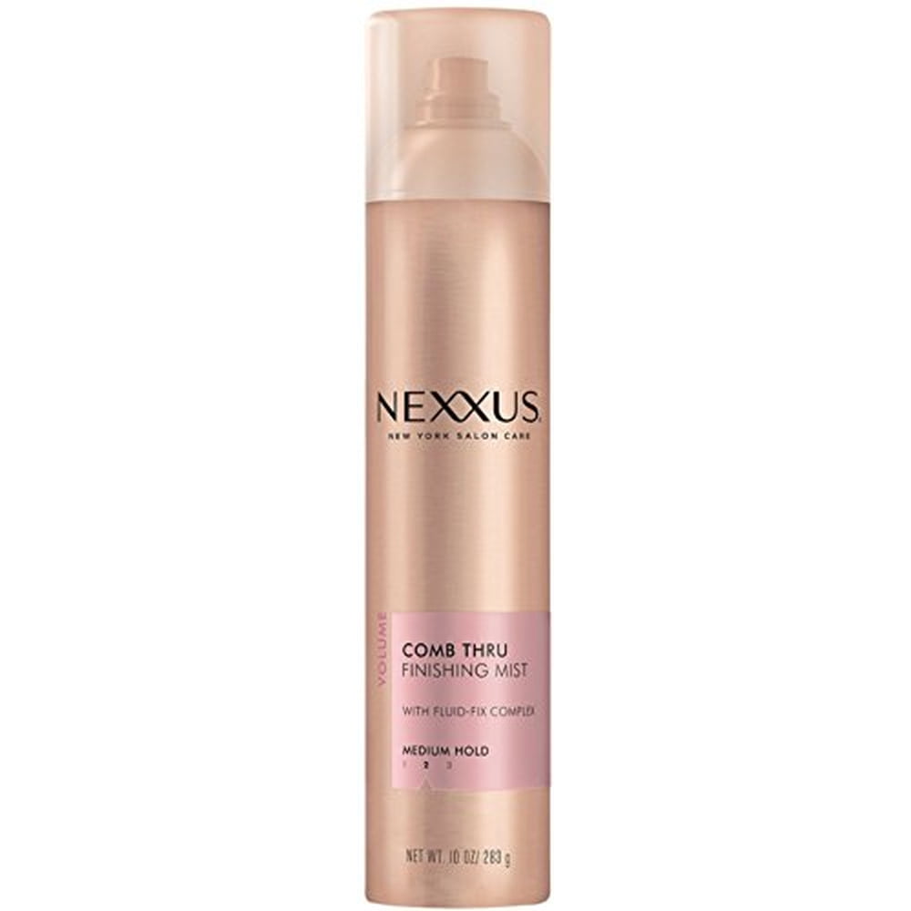 Nexxus Comb Thru Volume Finishing Mist Hairspray, Heat Protectant, Anti ...