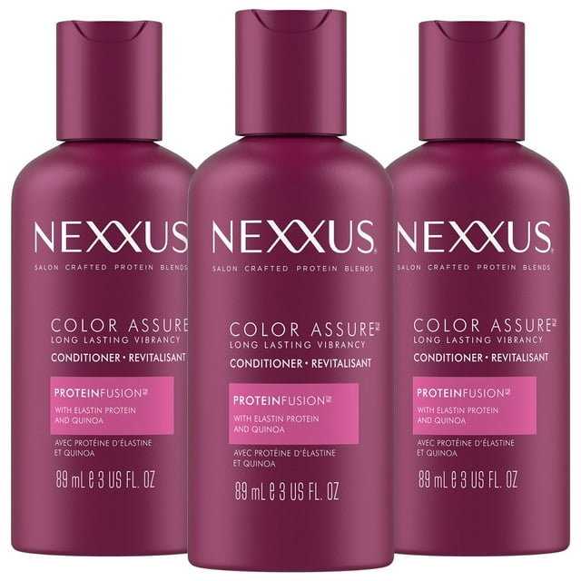 Nexxus Conditioner, Color Assure, Travel-Size 3-Pack – Replenishes and ...