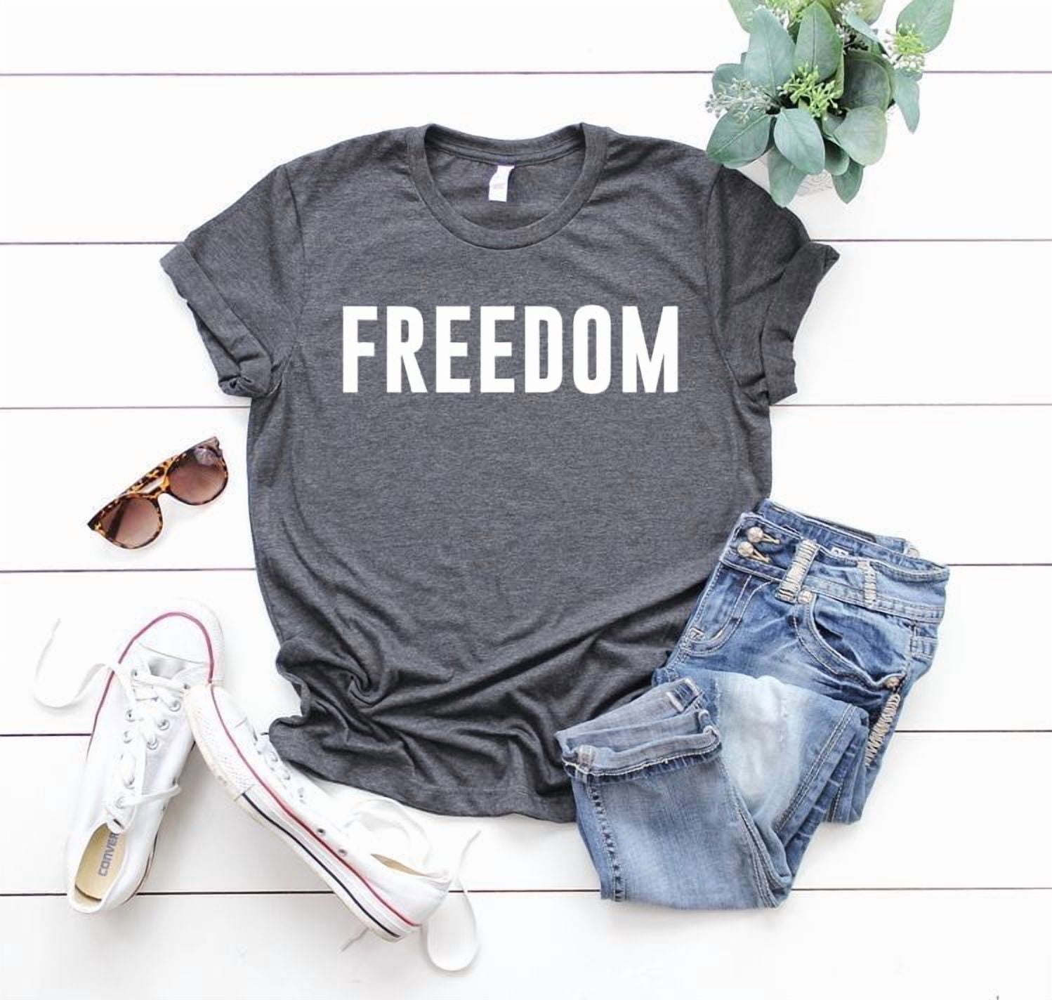 Liberty and Freedom Graphic Tee, American Patriotic T-Shirt ...