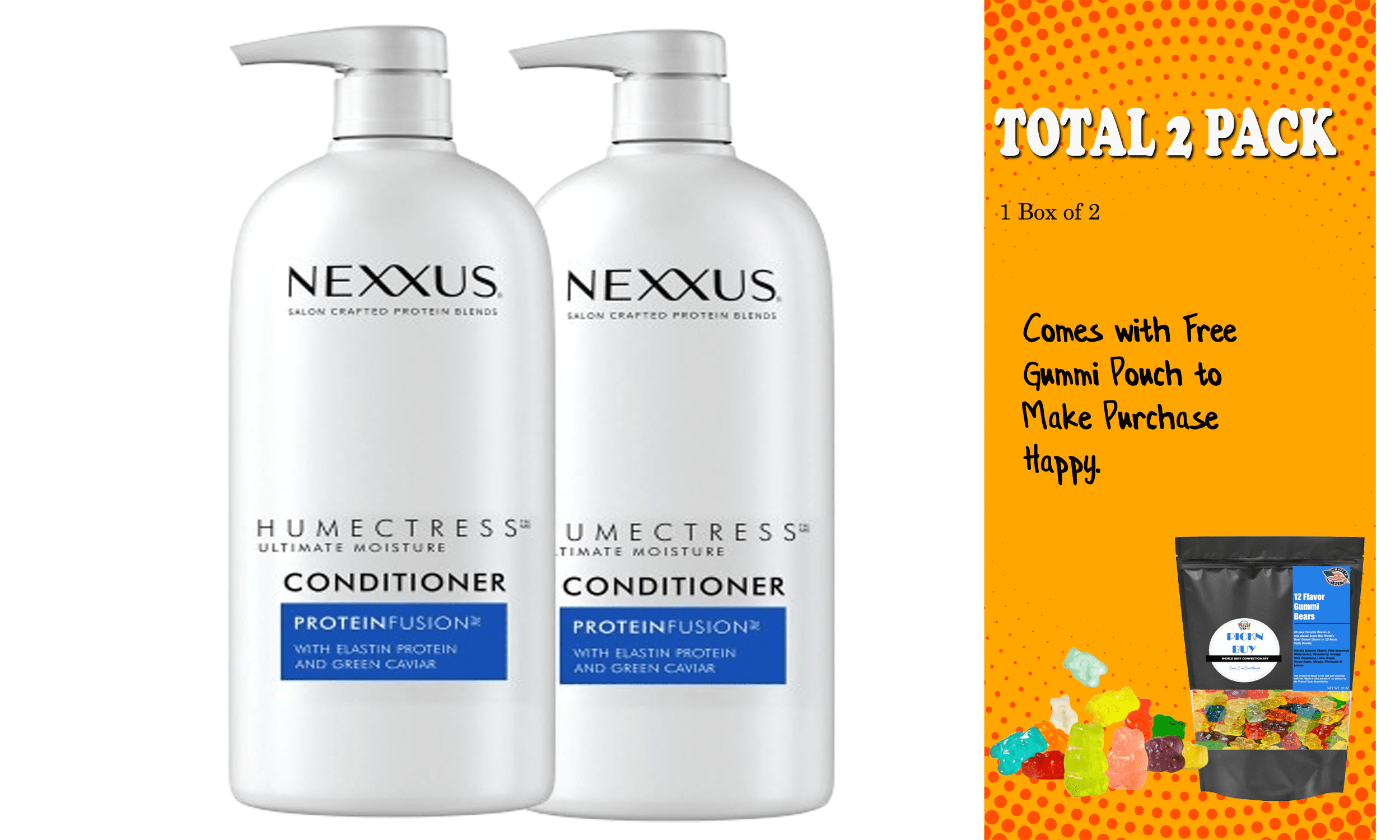 Nexxus Humectress Ultimate Moisture Conditioner, 42 fl. oz. 2PK, Comes ...