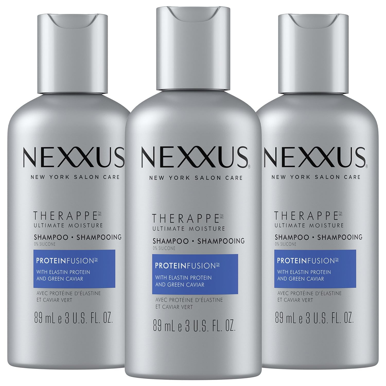 Nexxus Shampoo, Therappe, Travel-Size 3-Pack – Hair Products for Dry ...