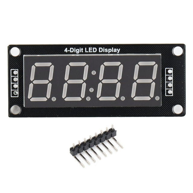 Neyseki 0.56in LED Display Module 4 Digit 7 Segment Digital Tube Clock ... Neyseki 0.56in LED Display Module 4 Digit 7 Segment Digital Tube Clock ...