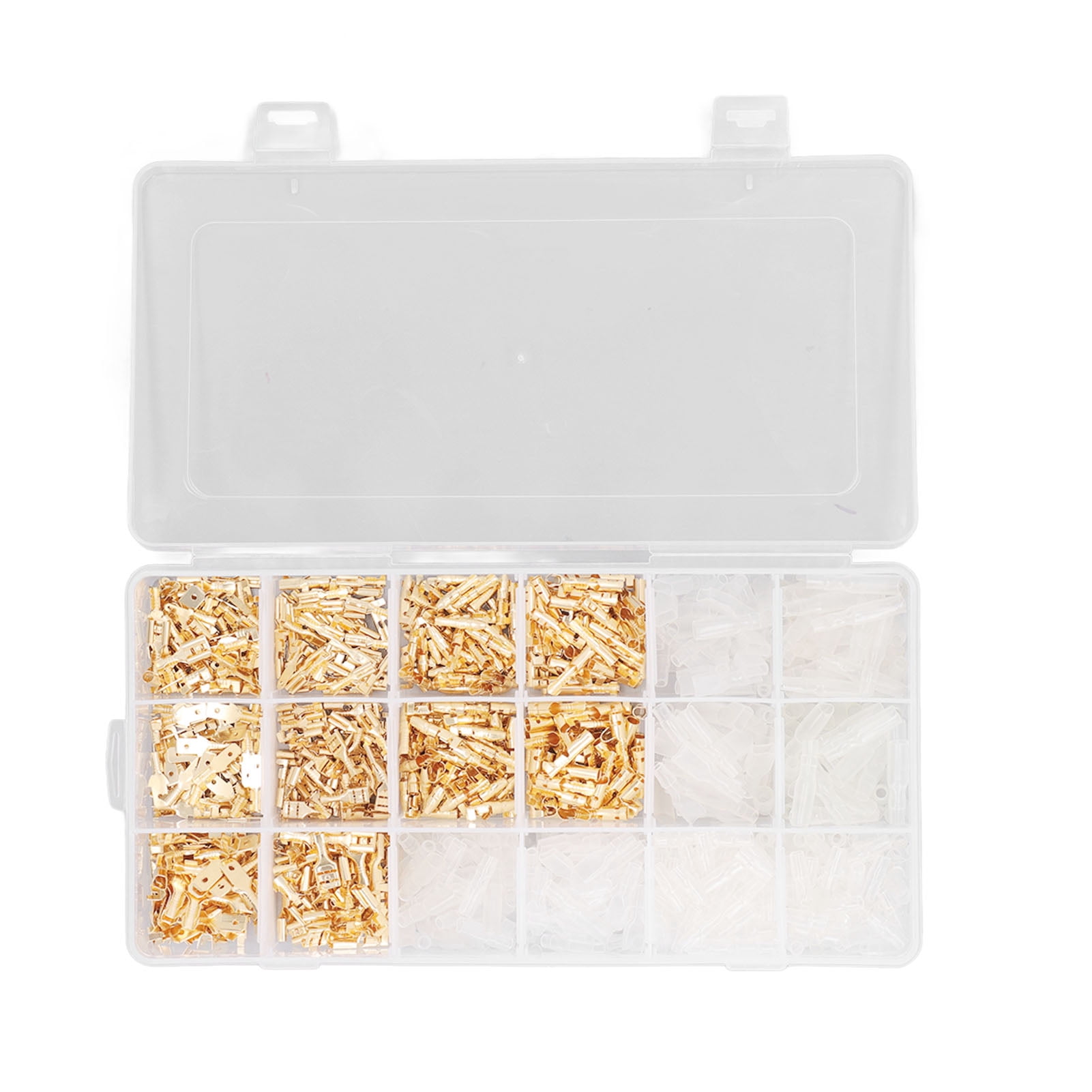 Neyseki 1000Pcs Male Female Blade Terminal Set Flame Retardant PVC ...