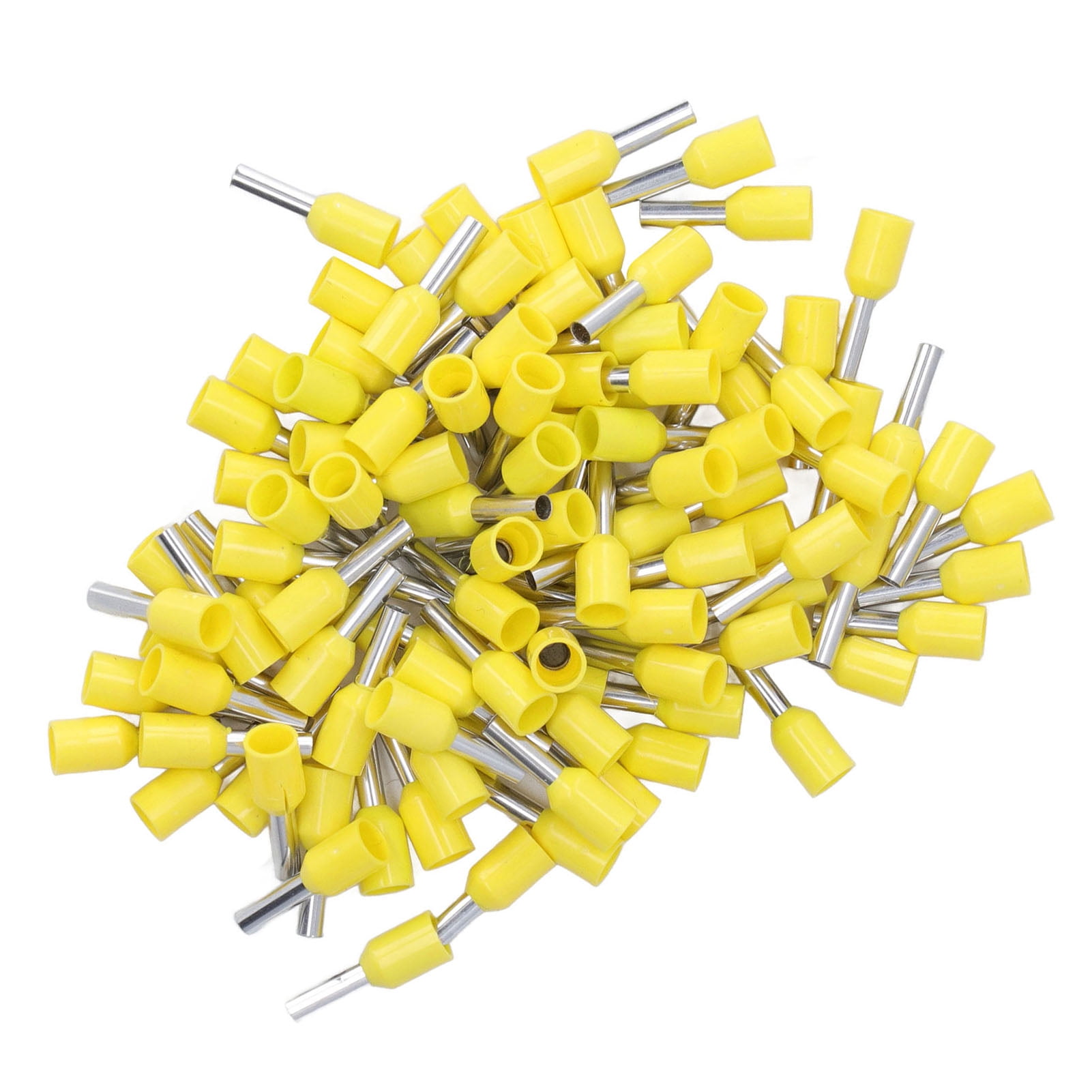 Neyseki 100Pcs E2508 Needle Tube End Cold Press Copper Wire Crimp ...