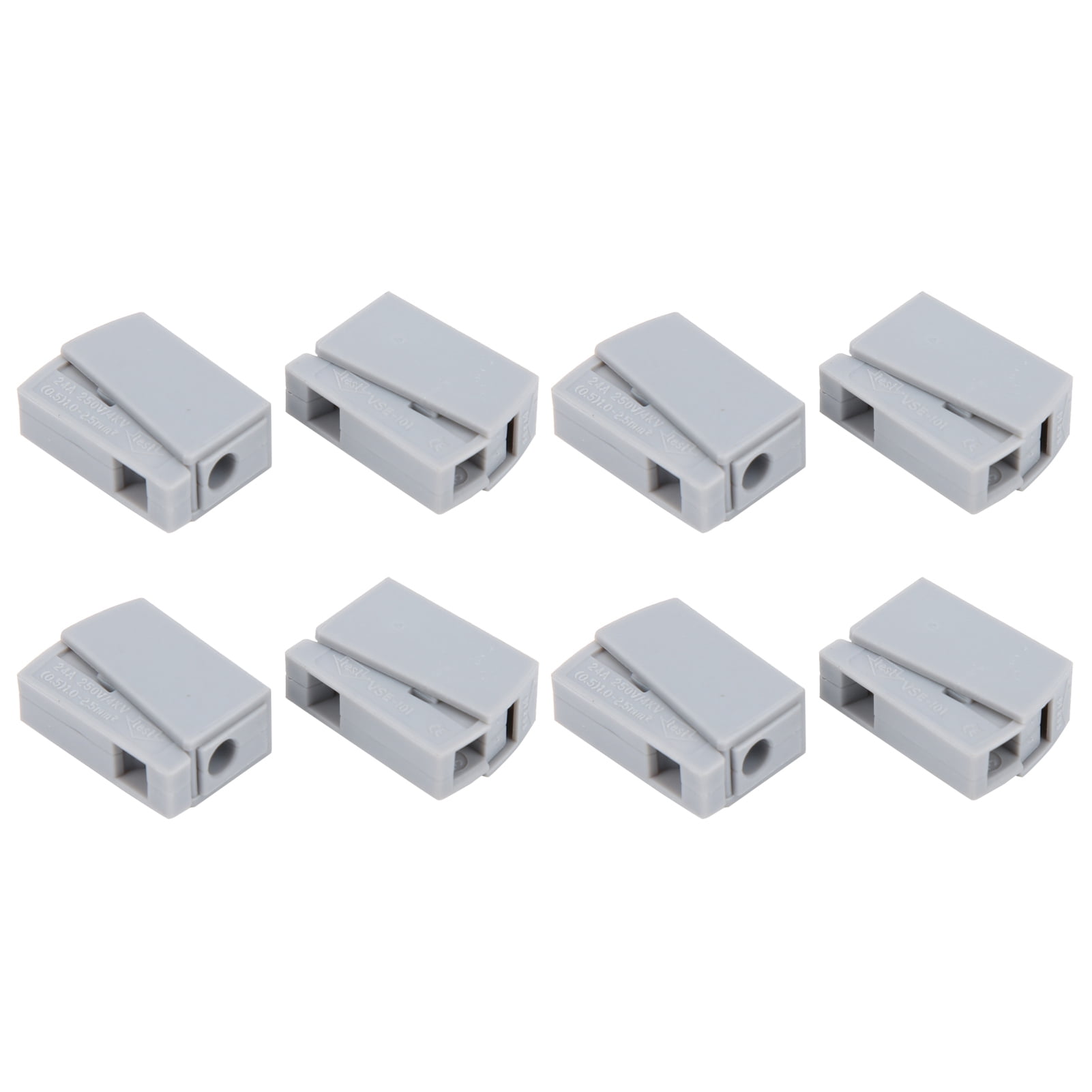 Neyseki 100Pcs Push Wire Wiring Connector High Current Cable Terminal ...